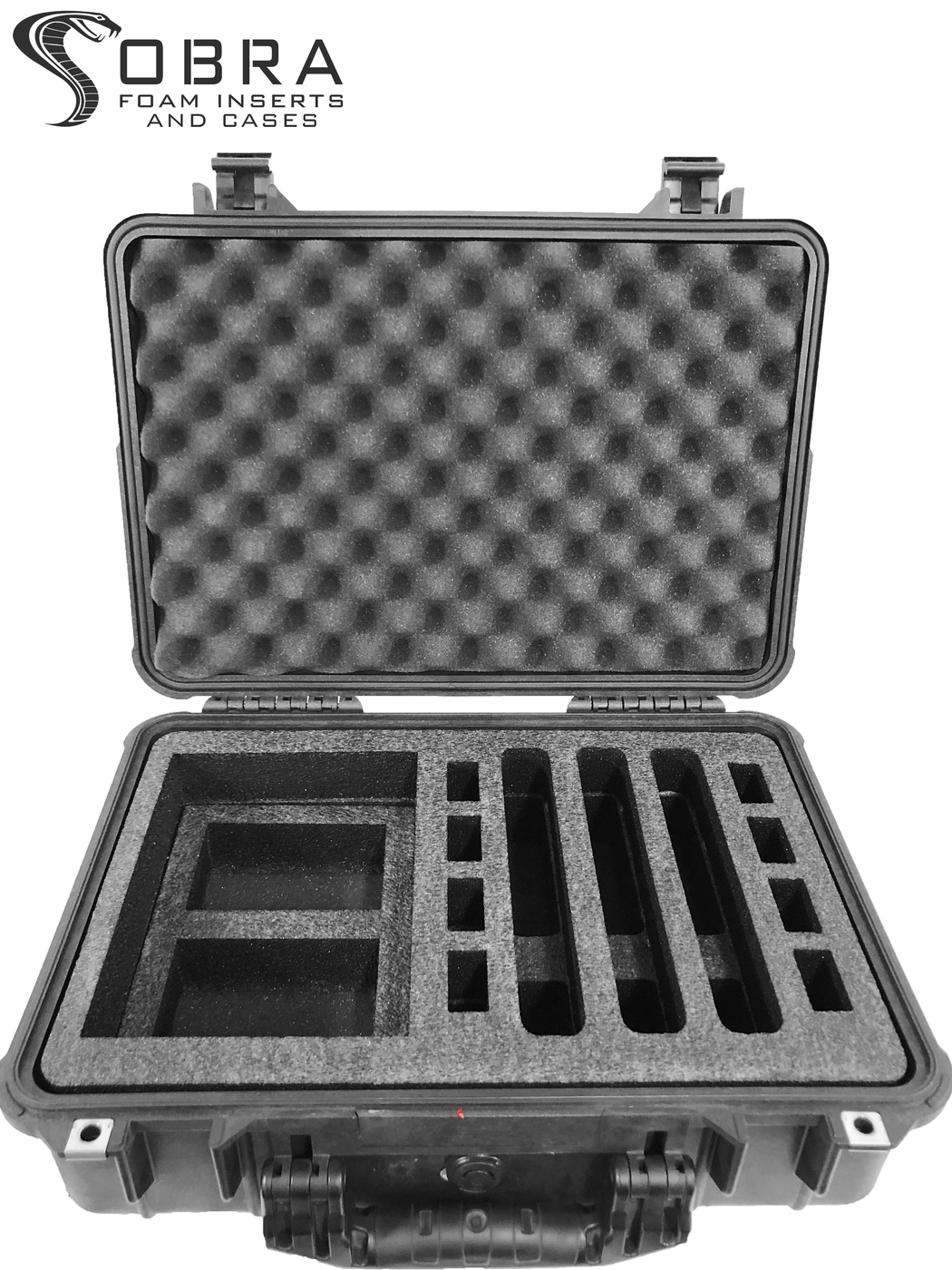 Pelican Case 1510 Range Case Foam Insert for 3 or 4 Handguns and Magaz
