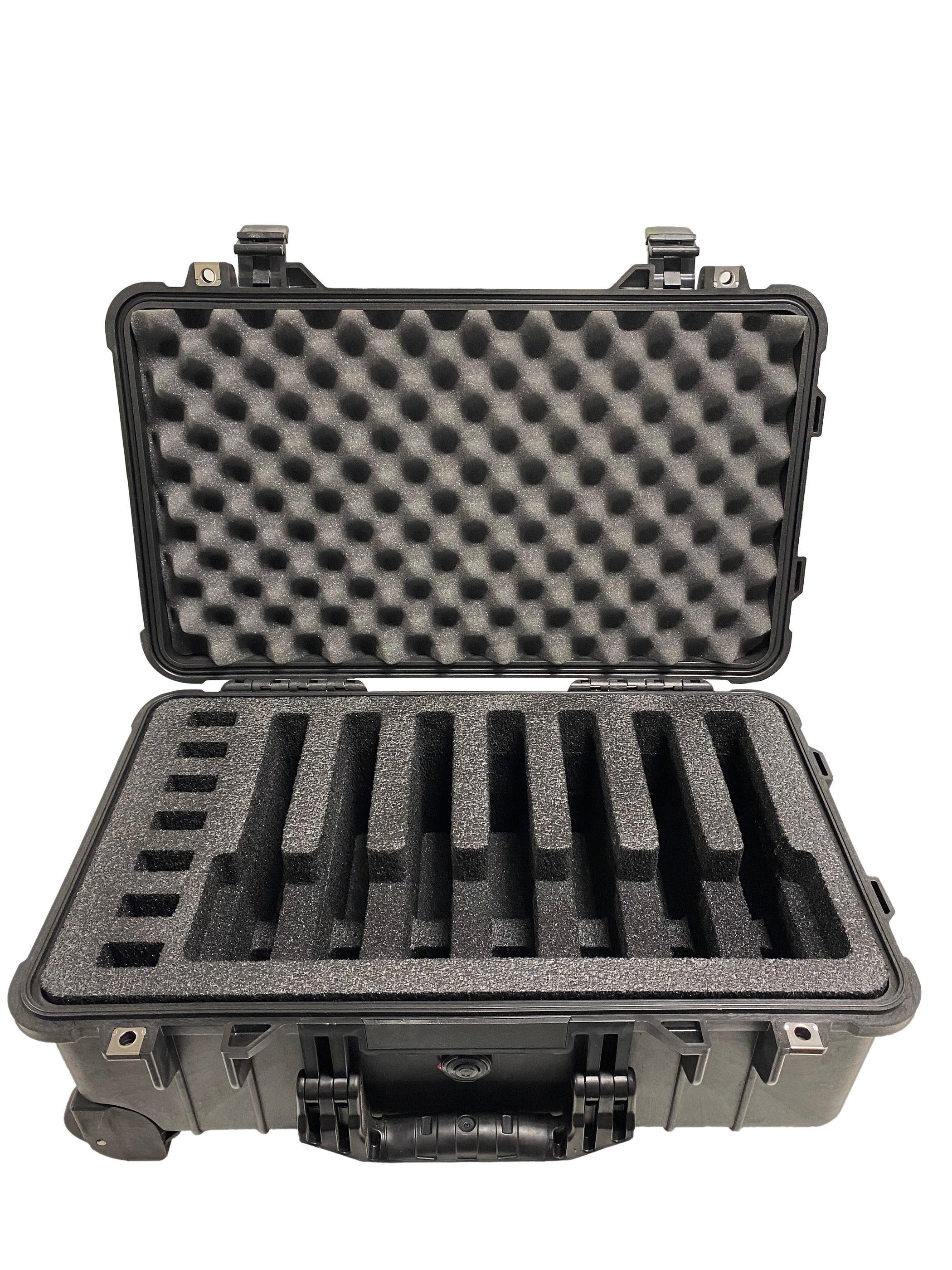 Pelican Air Case 1535 Range Case Foam Insert for 7 Handguns and Magazi