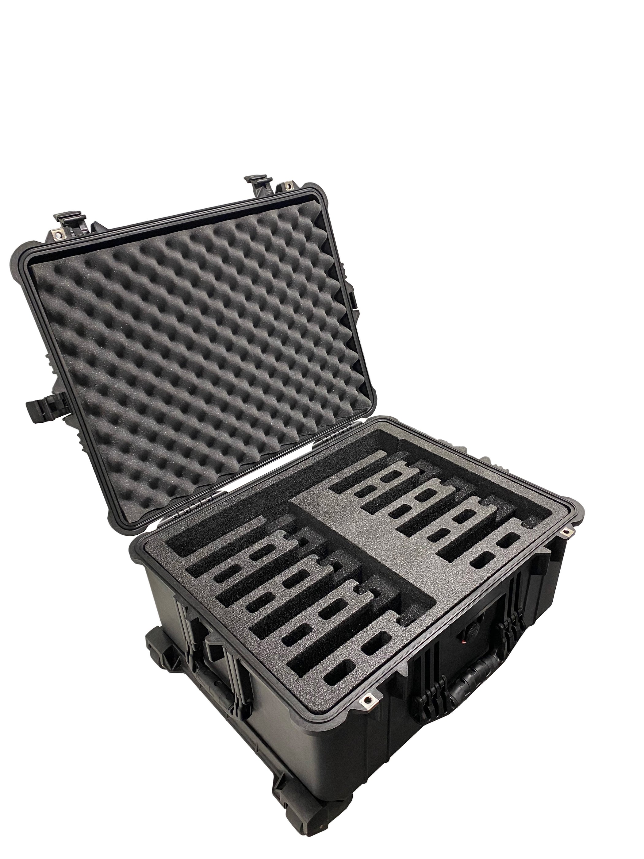 Pelican Case 1600 Range Case for 8 Handguns and Magazines (FOAM ONLY)