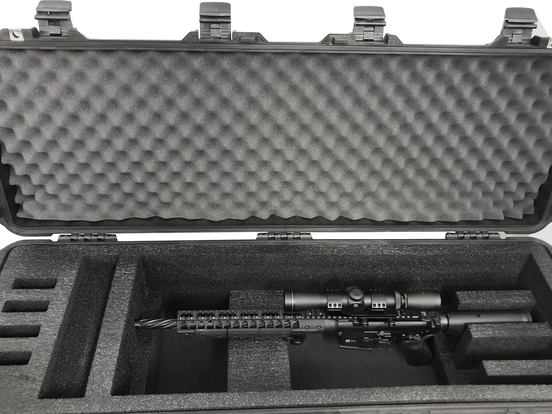 Pelican Case 1740 Foam Insert for 4 AR Rifles (Foam ONLY)