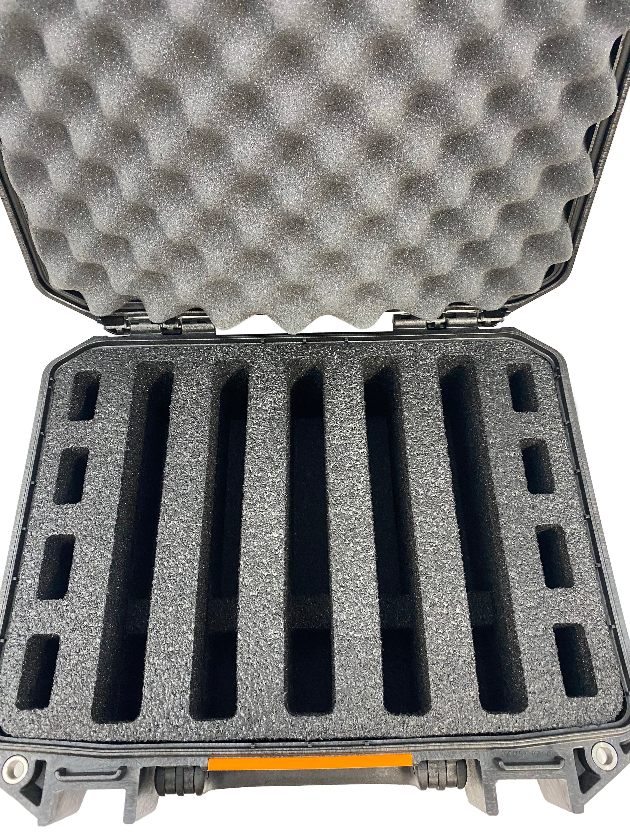 Pelican Vault Case V200 Range Case Foam Insert for 5 Handguns and Maga